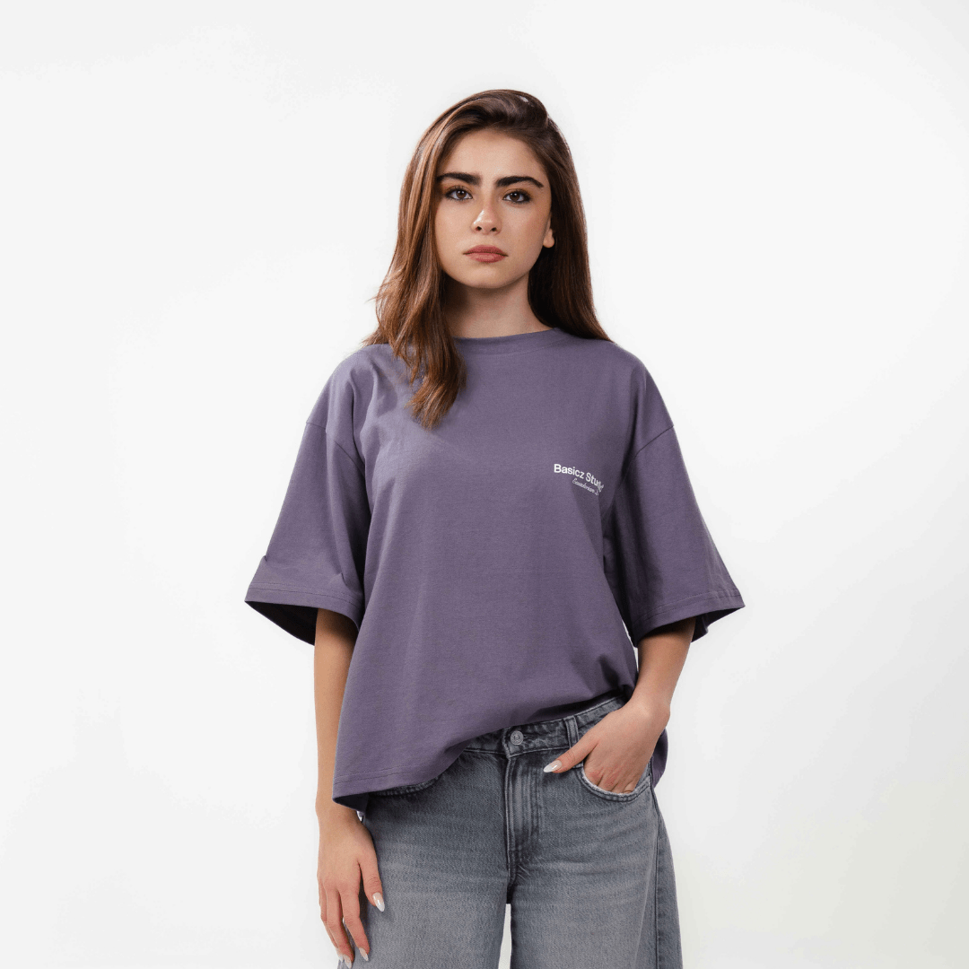 Signature Tee Lavender – Basicz Studio®